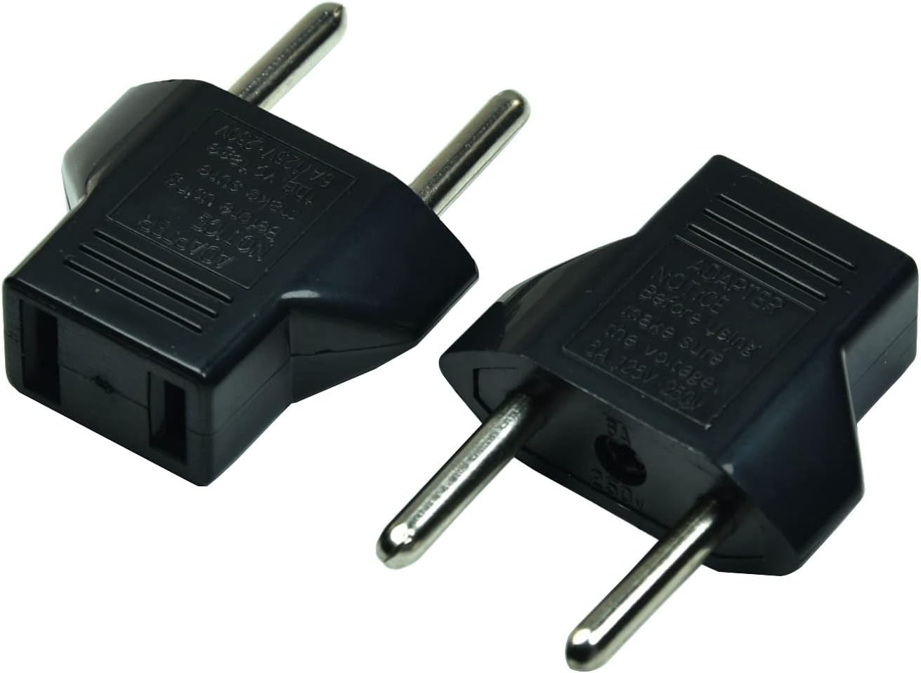 Amazon.com: Inovat 8 PCS American USA to European Outlet Plug Adapter ...