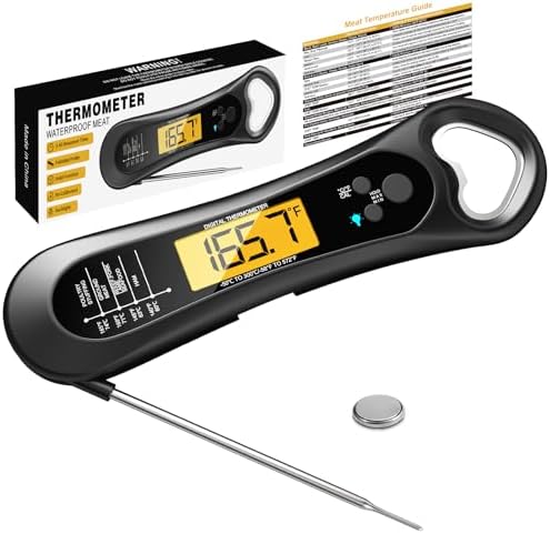 Amazon.com: Meat Thermometer Digital, Instant Read Meat Thermometer for ...
