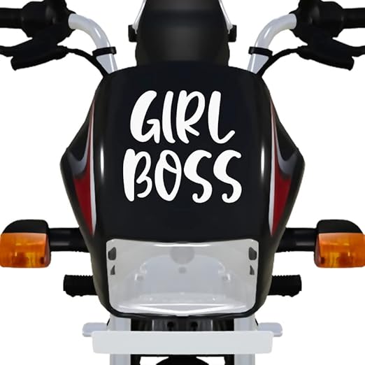 Dikoria Girl Boss Bike Sticker for Racer Bike, Sports Bike, Scooter ...