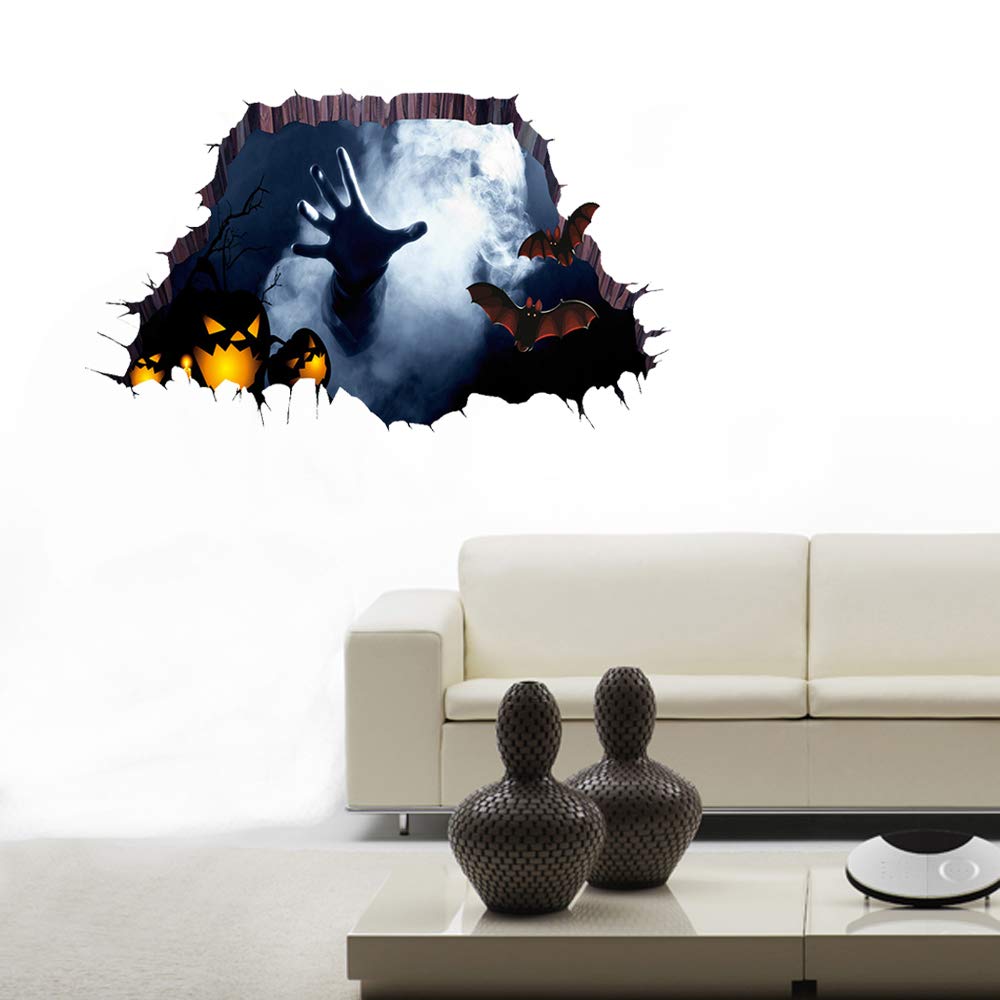 Snapklik.com : WMdecal Removable Horror Horrible Halloween Wall Decal ...