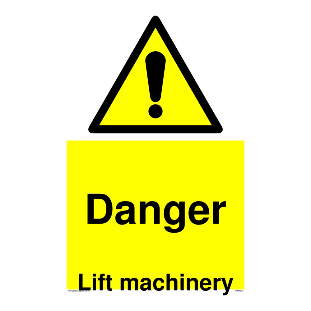 Danger Lift machinery sign – BigaMart