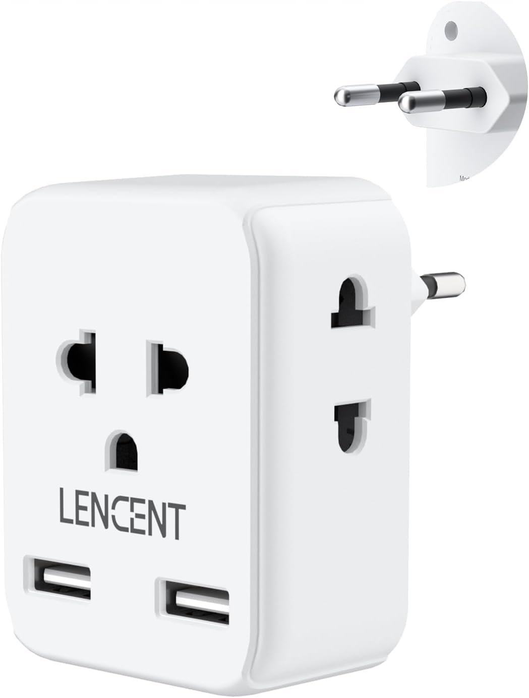 Amazon.com: LENCENT European Travel Plug Adapter, International Power ...