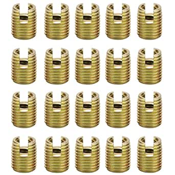 20 Pcs Self Tapping Threaded Insert,Self Tapping Threaded Insert 302 ...