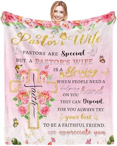Amazon.com: InnoBeta Pastor's Wife Appreciation Gifts, Throw Blanket ...