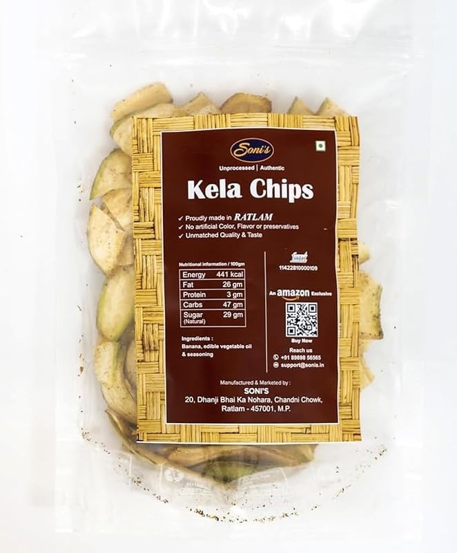 Soni's Banana Chips (200g) Made In Ratlam | Authentic Taste Masala Kela ...