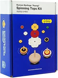Amazon.com: Korean Heritage Paengi Spinning Tops Kit for Party, New ...