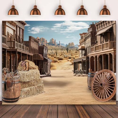 Amazon.com : Western Backdrops 7x5ft Wild West Rodeo Photography ...
