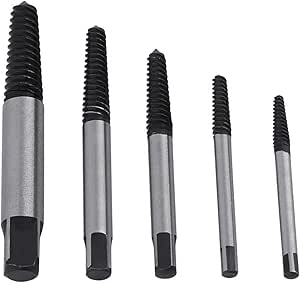 5PCS Spiral Screw Extractor Set, Spiral Screw Extractor,Easy Out Multi ...