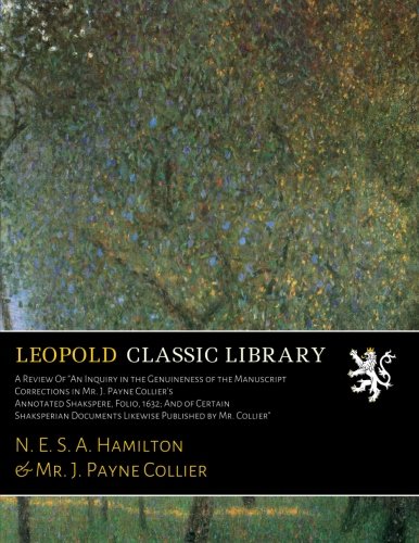 A Review Of "An Inquiry in the Genuineness of the Manuscript ...