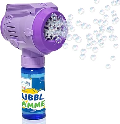 Amazon.com: JOYIN Bubble Machine Wand for Kids, Handheld Butterfly ...