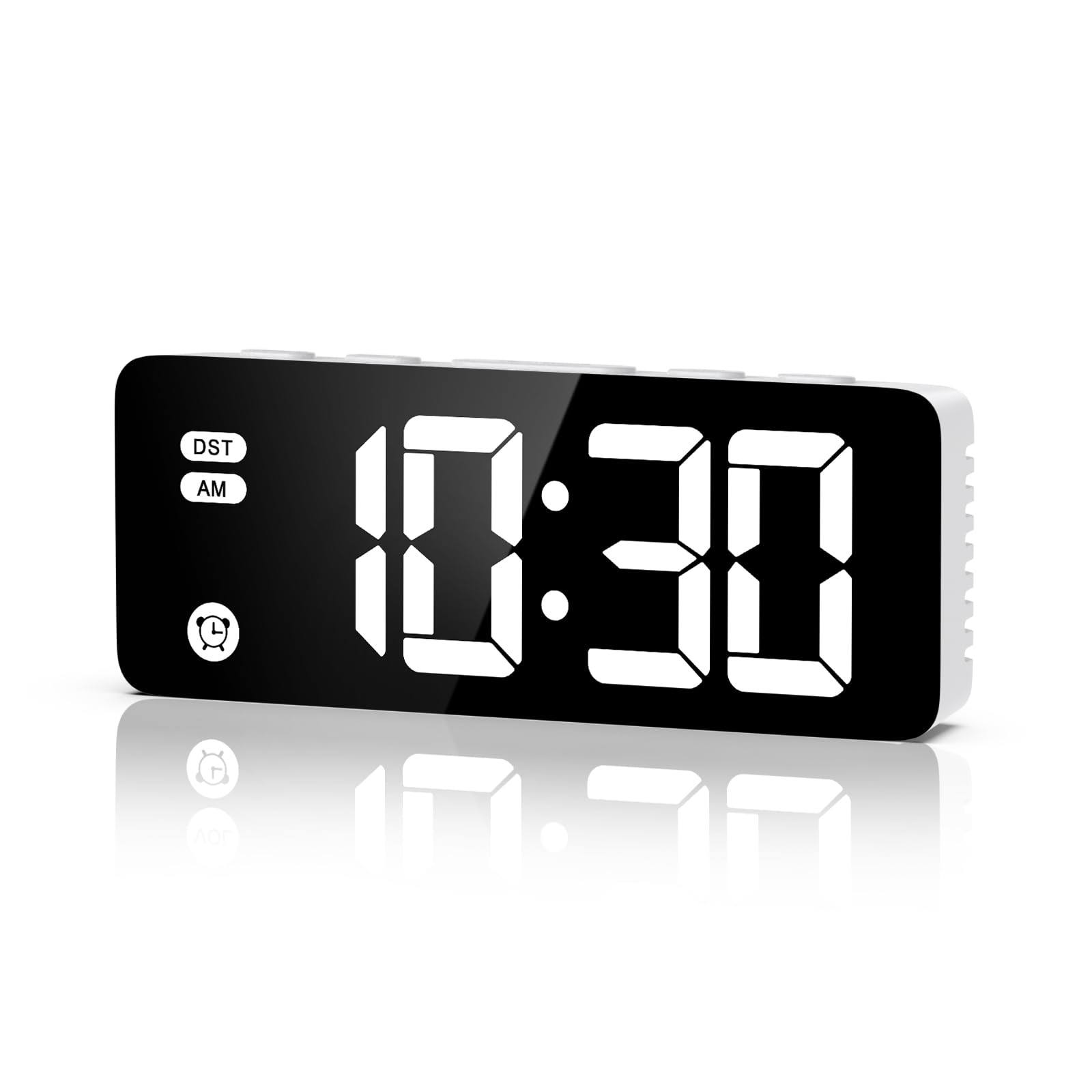 AMIR Digital Alarm Clock for Bedroom, 5.8" LED Display Alarm Clock ...