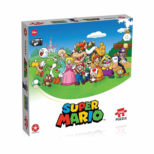 Winning Moves WM01639-ML1-6 Super Mario Brothers Board Game French ...