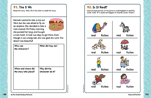 Snapklik.com : My First Grade Reading Workbook: 101 Games & Activities ...