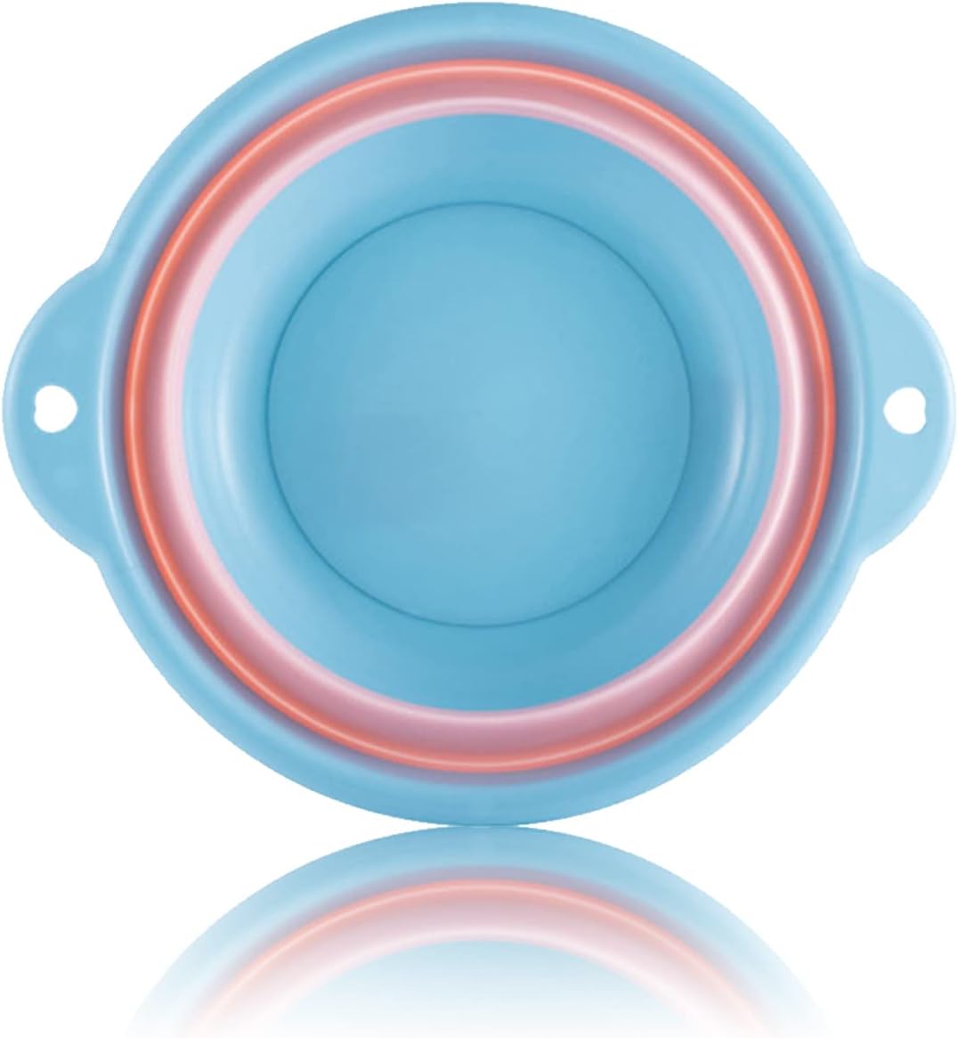 Wash Basin Collapsible Round Washing Up Bowl, 5L Multipurpose Folding ...