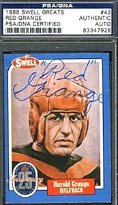 Red Grange Authenticated Signed 1988 Swell Autograph - PSA/DNA ...