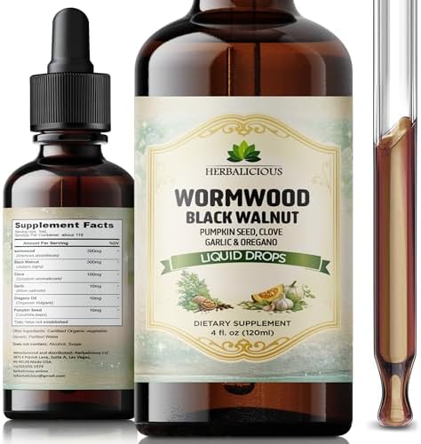 Amazon.com: HEBRALICIOUS Wormwood Black Walnut Clove Parasite Cleanse ...