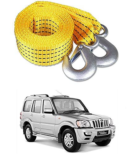 Znee Smart Premium Heavy Duty 4M Long Tow Belt |Car Tow Cable | 3 Ton ...