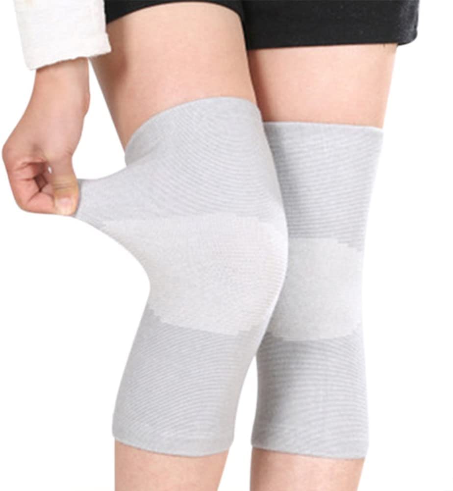 (One Pair) Bamboo Fabric Knee Sleeves for Knee Support, Circulation ...