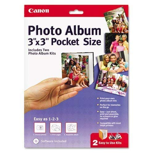 Canon Pocket Size Photo Album, 3 x 3 : Amazon.in: Home & Kitchen
