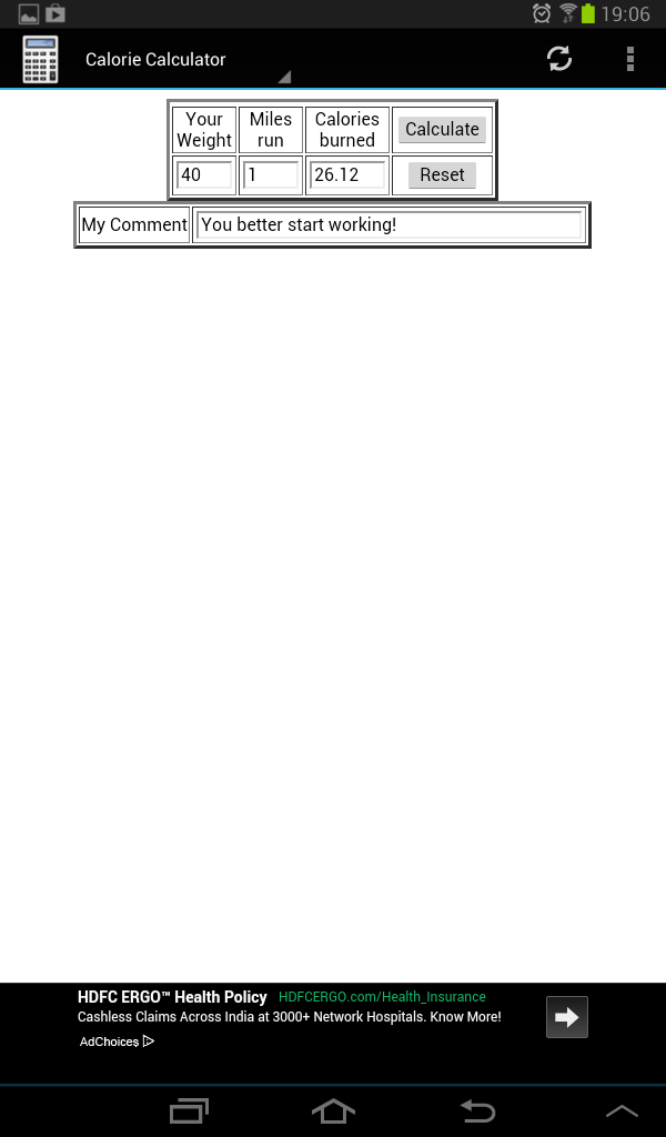 Aplicación Calculators en Amazon Appstore