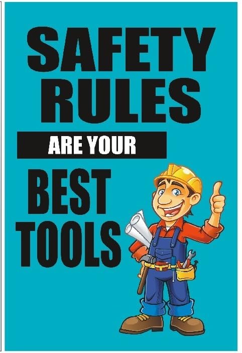 Vijay Art SAFETY RULES - Premium 5mm Sunboard Sheet with Vinyl | Self ...