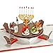 Amazon.com : CUTPOPUP Rosh Hashanah Card Pop Up, Jewish New Year ...