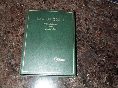 Handbook of the Law of Torts: William L. Prosser: Amazon.com: Books