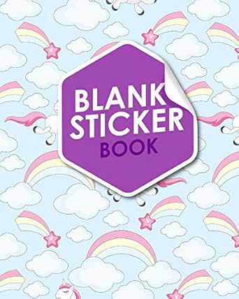 Blank Sticker Book: Blank Sticker Album Girl, Sticker Books For Boys 4 ...