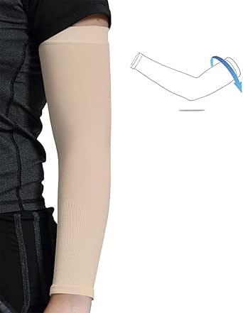 Amazon.com: Shirsh UV Sun Protection Arm Sleeves For Summer - UPF 50 ...