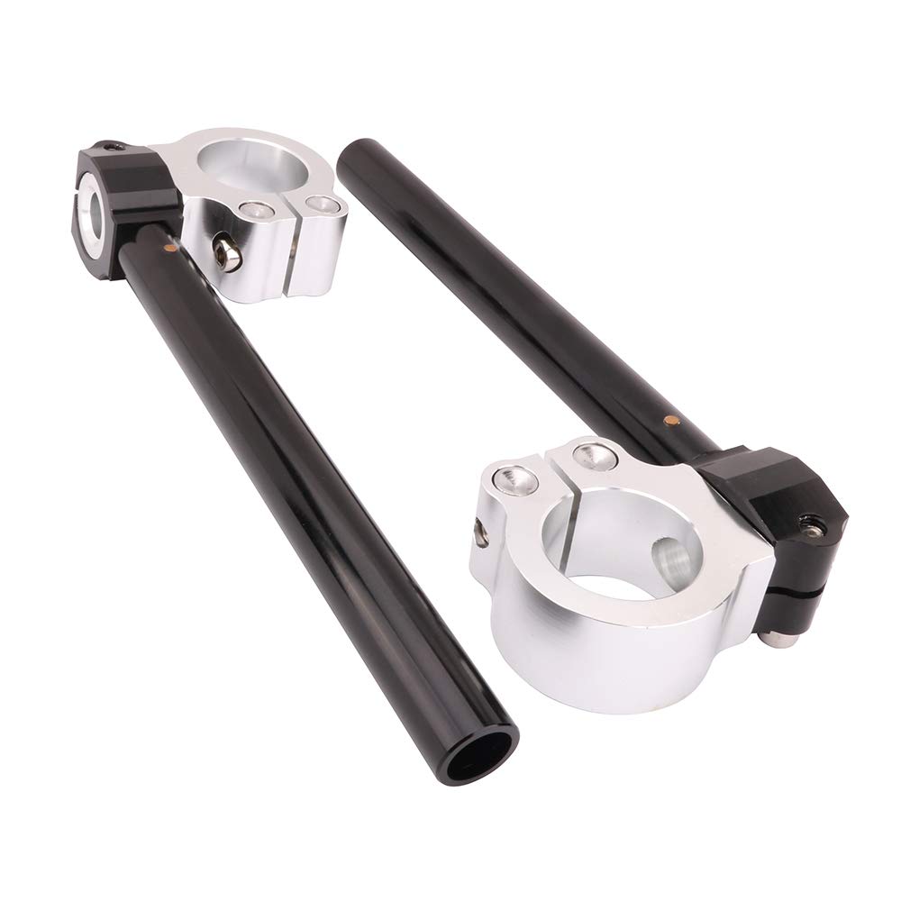 Snapklik.com : Motorcycle Clip On 7/8" Handlebars 36mm Fork Tube Handle ...