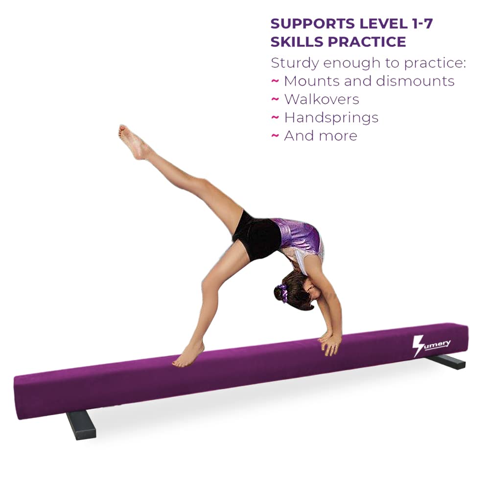 Gymnastic Beam Milliard 8ft Adjustable Balance Beam For Gymnastics ...