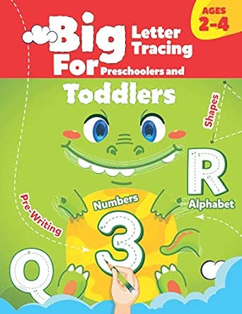 BIG Letter Tracing for Preschoolers and Toddlers ages 2-4: Shapes ...