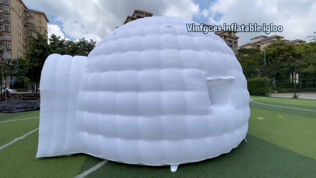 Watch Vinfgoes Portable Inflatable Igloo Dome Tent on Amazon Live