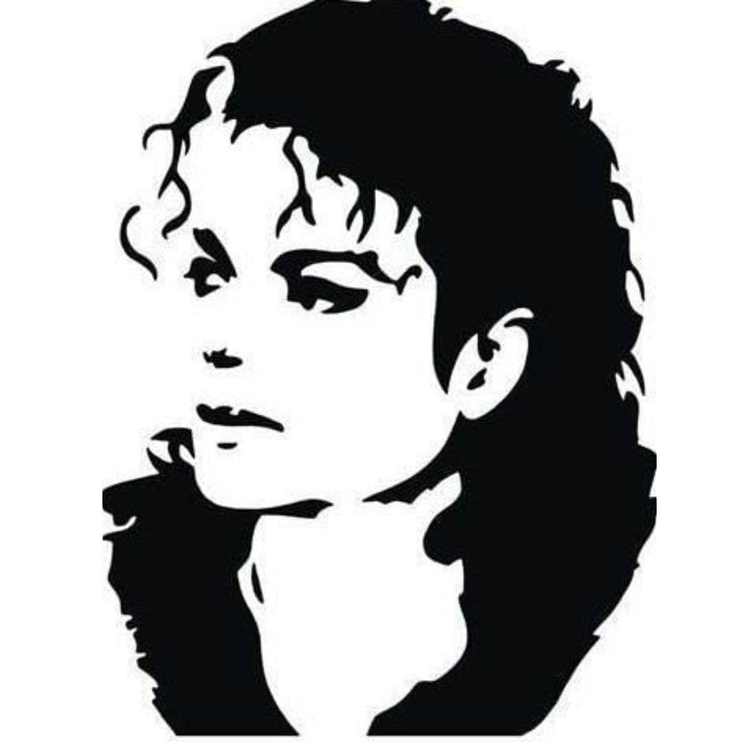 Michael Jackson Face Silhouette