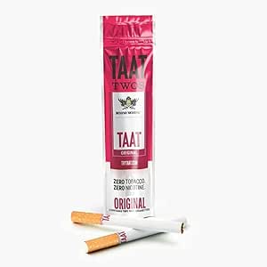 Amazon.com: TAAT TWOS Herbal Cigarettes - Traditional Cigarette ...