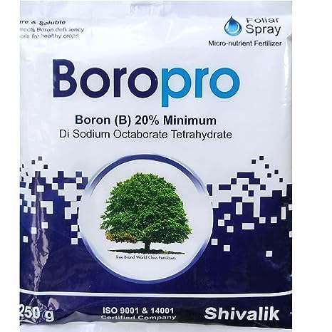 Boron 20% chileted Boro Pro fo all crop and flowers plants use 250gm ...
