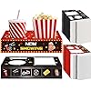 Amazon.com: QOUBAI 50 Pcs Movie Night Supplies Movie Night Snack Trays ...