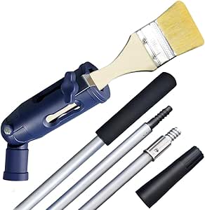 Multi-Angle Paint Brush Extender Set, Paint Roller Extension Pole with ...