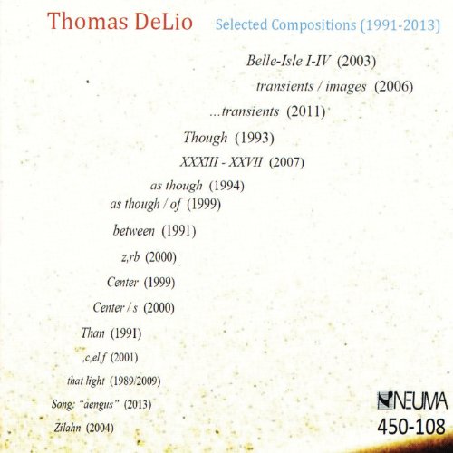 Play Thomas DeLio: Selected Compositions (1991-2013) by Thomas DeLio on ...