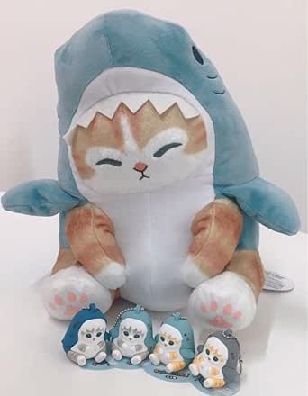 Amazon.co.jp: mofusand shark nyan stuffed toy figure : Toys & Games