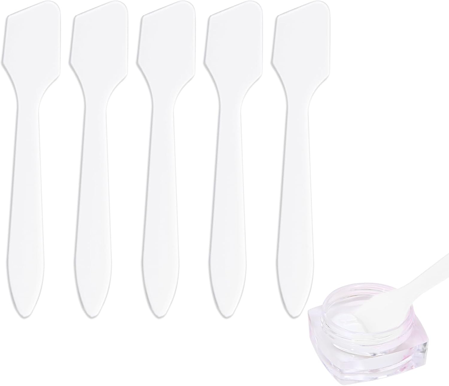 Amazon.com: 100 Piece Mini Jar Scraper Disposable 3" Jam Spatulas ...