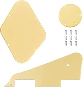 Amazon.com: ECSiNG Set of 3PCS LP Pickguard Control Backplate Selector ...