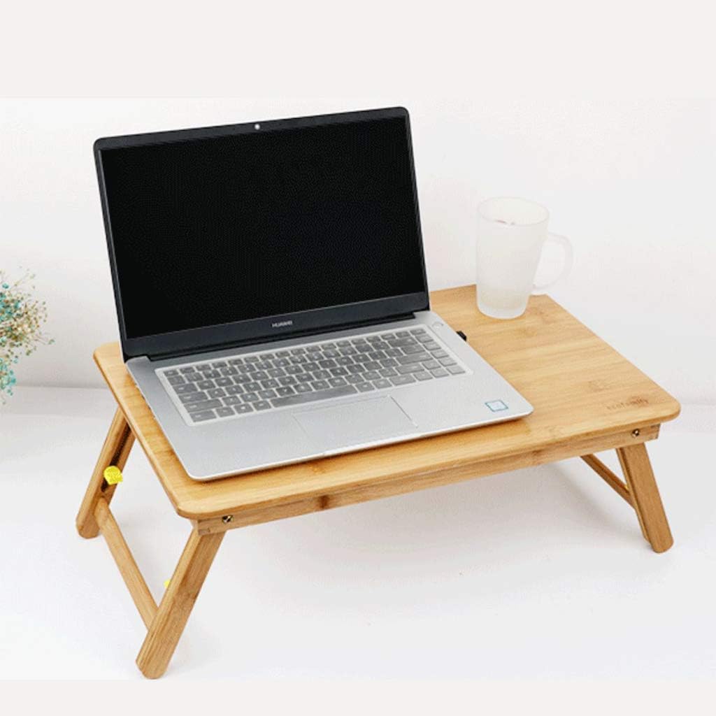 Buy Portable Folding Bamboo Lapdesks Adjustable Anti-Slip Design Laptop ...