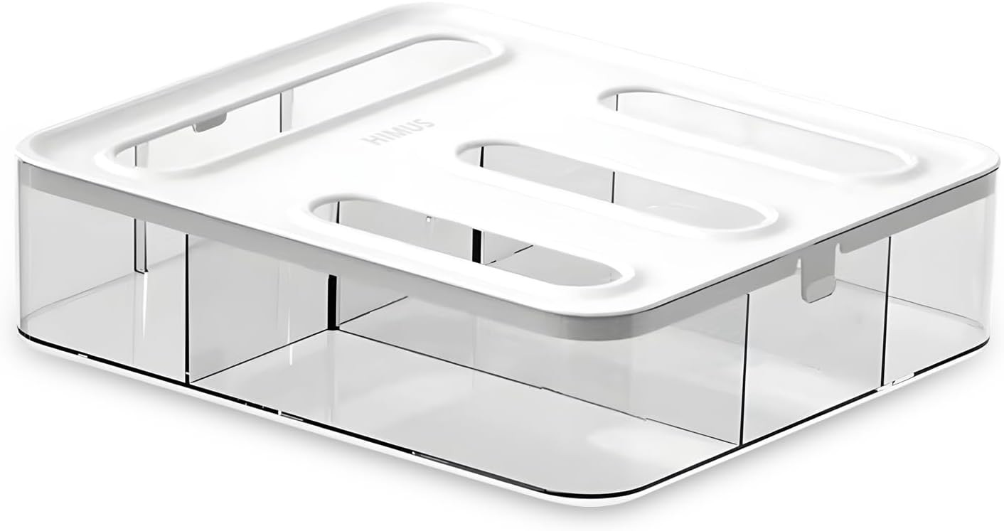 Amazon.com - Xousdeu Plastic Bag Organizer, Bamboo Food Storage Bags ...