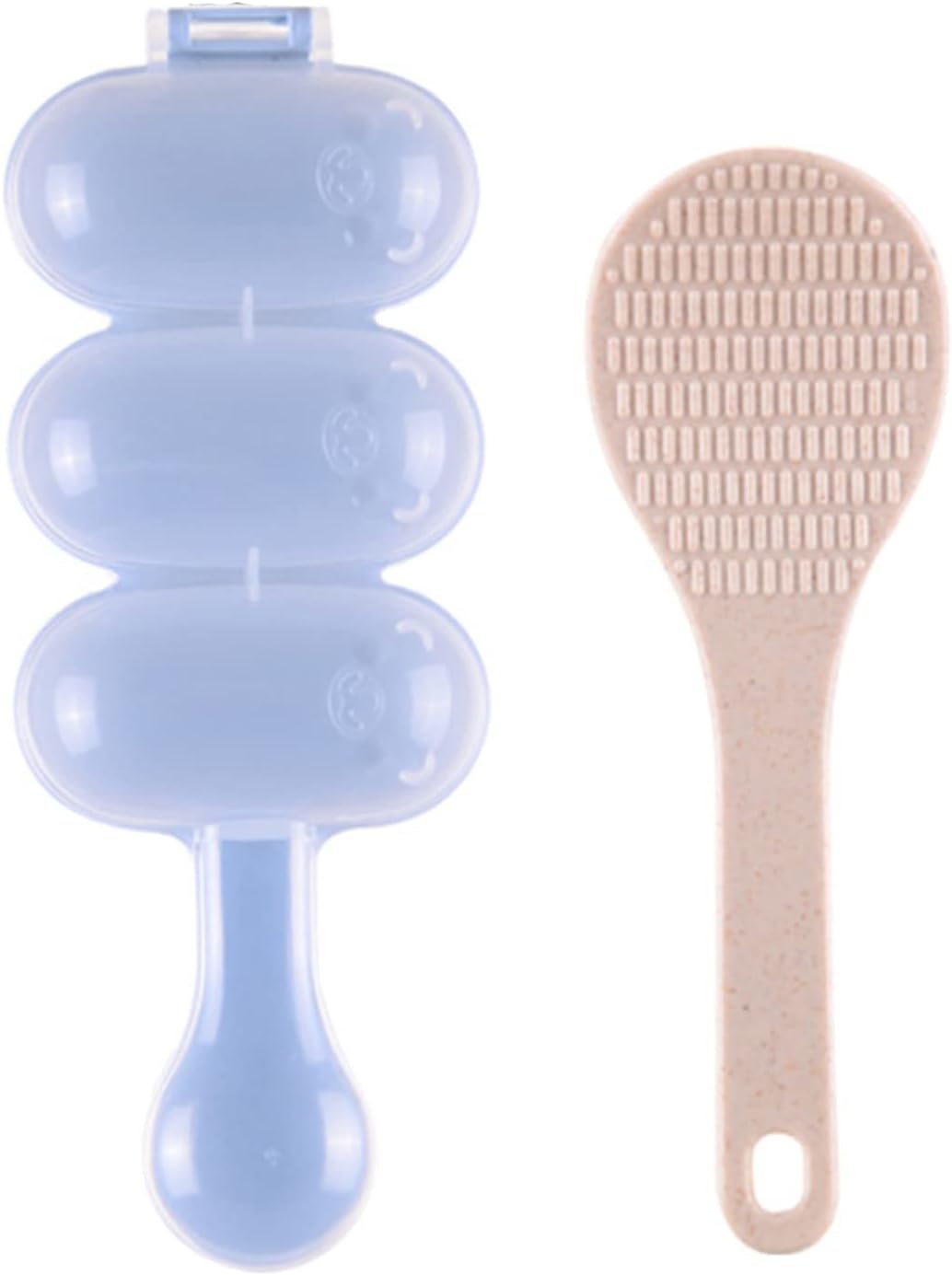 Amazon.com | Rosojodg 2Pcs Blue Silicone Sphere Rice Ball Maker Mould ...