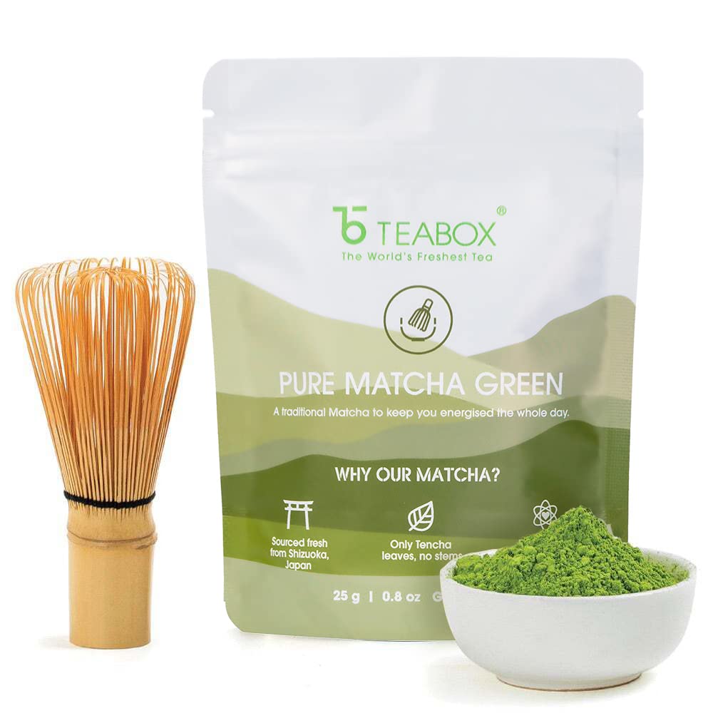 Teabox Matcha Green Tea Powder 25 Grams | 100% Pure & Fresh Authentic ...
