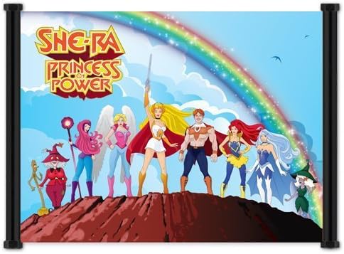 Amazon.com: She-Ra - Princess of Power: Cartoon Group Fabric Cloth Wall ...