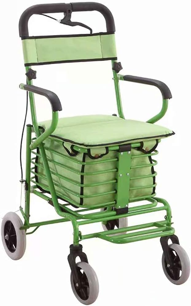 Amazon.com - Dntum Walker,Shopping Trolley Seniors Rollator Wheelchair ...