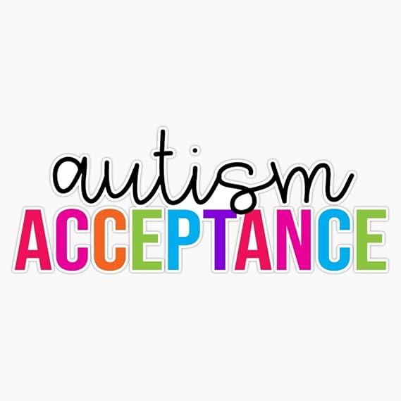 Amazon.com: Autism Acceptance Sticker Vinyl Decal Car Laptop Wall ...