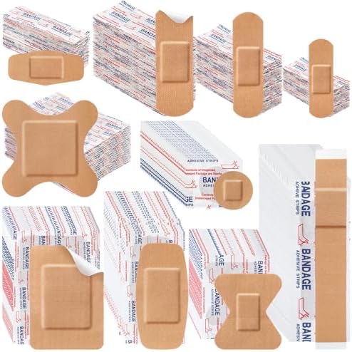 Amazon.com: Geiserailie 300 Pcs Adhesive Bandages Family Variety Pack ...